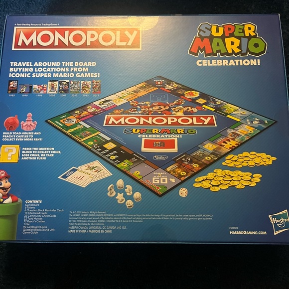 Hasbro | Games | Monopoly Super Mario Celebration | Poshmark